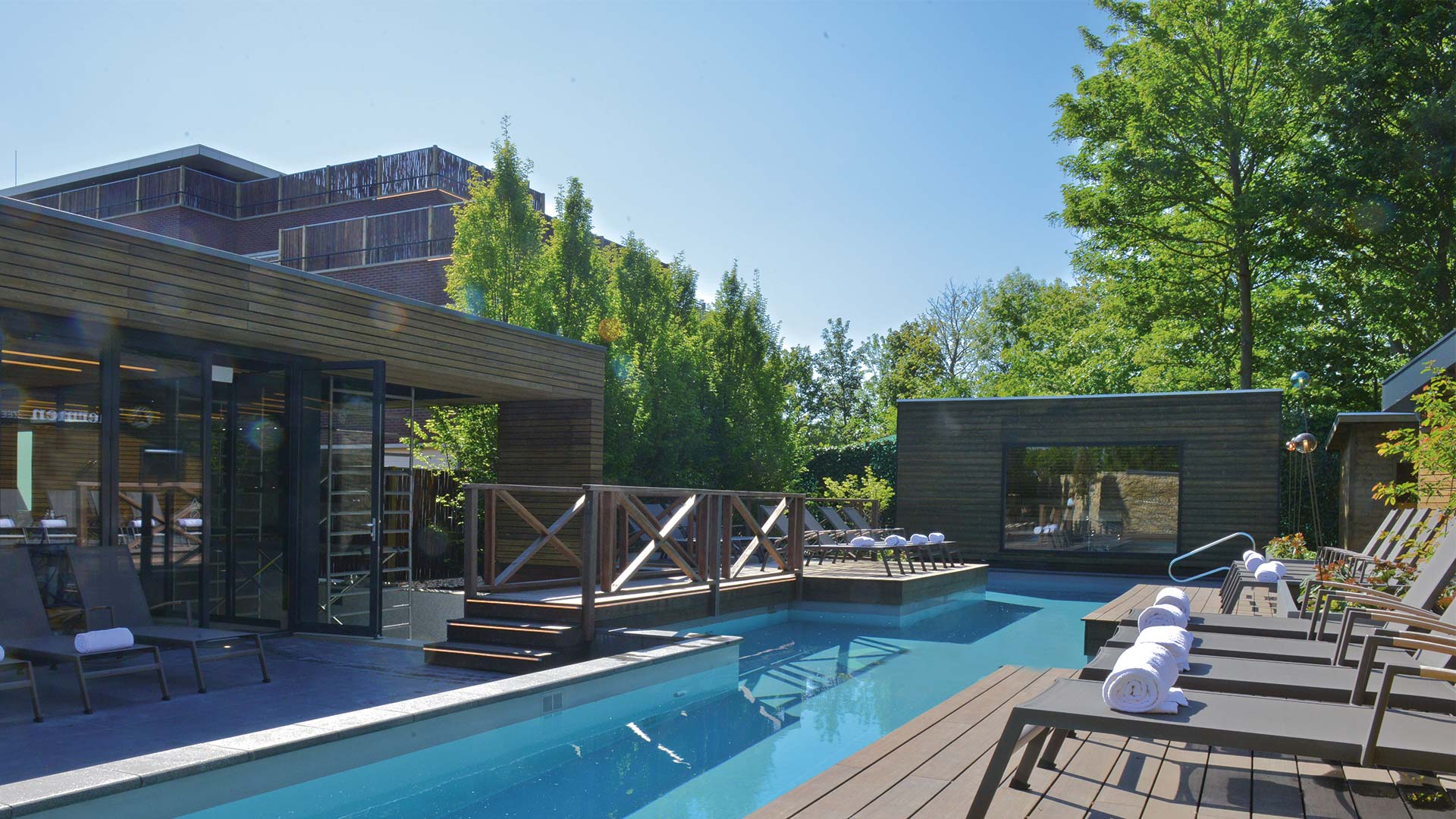 Panorama sauna - BLUE Wellnessresort Zeeland